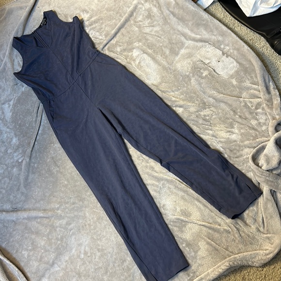 Athleta | Pants & Jumpsuits | Athleta Brooklyn Textured Jumpsuit | Poshmark